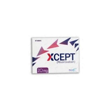 Xcept 20mg tablets | Rivaroxaban - Fareed Pharma World