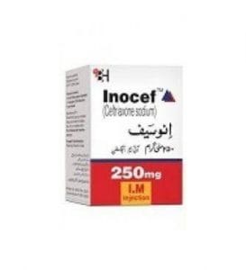 INOCEF 250 mg im Injection | Ceftriaxone - Fareed Pharma World