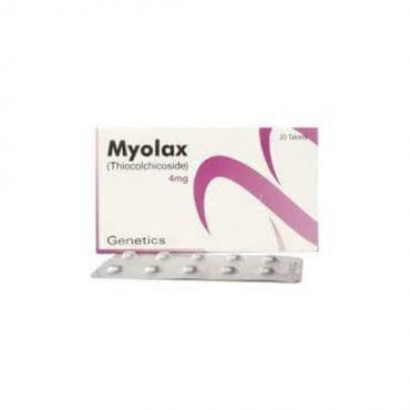 Myolax 4mg Tablets | Thiocolchicoside | Fareed Pharma World