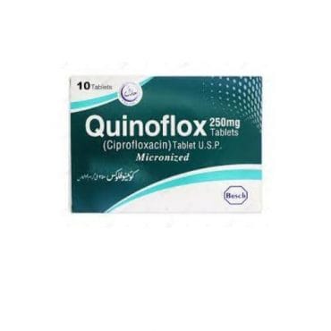 Quinoflox 250 mg Tablets | uses-of-ciprofloxacin - Fareed Pharma World