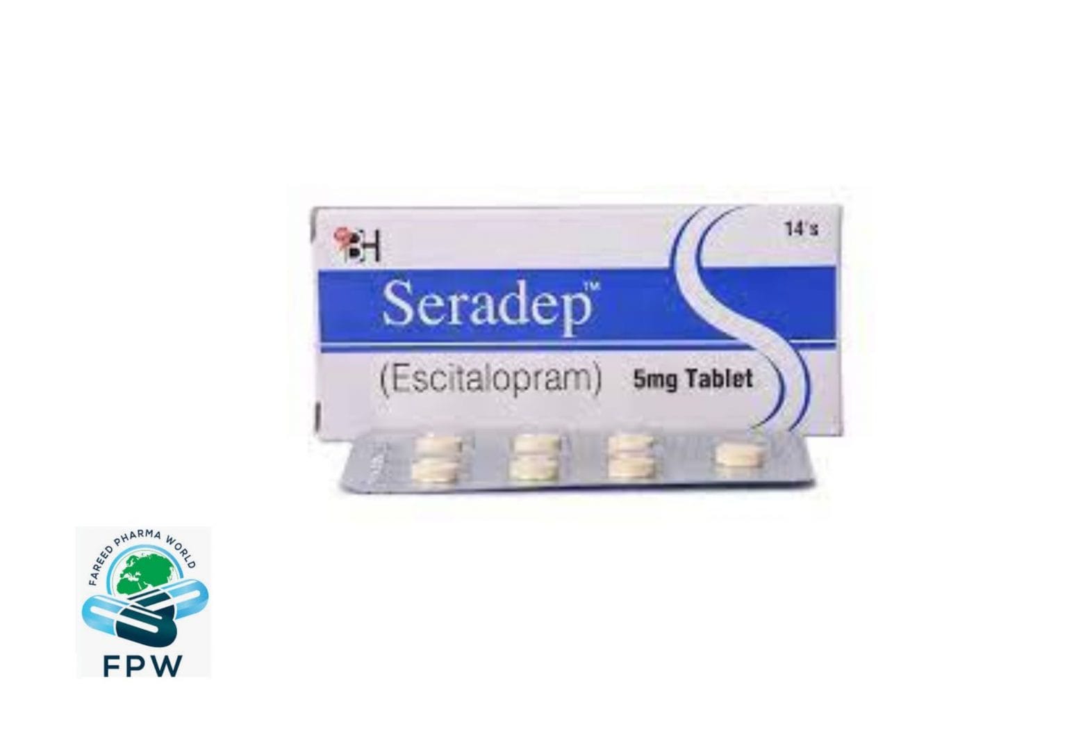 Seradep 5mg Tablets | Escitalopram - Fareed Pharma World
